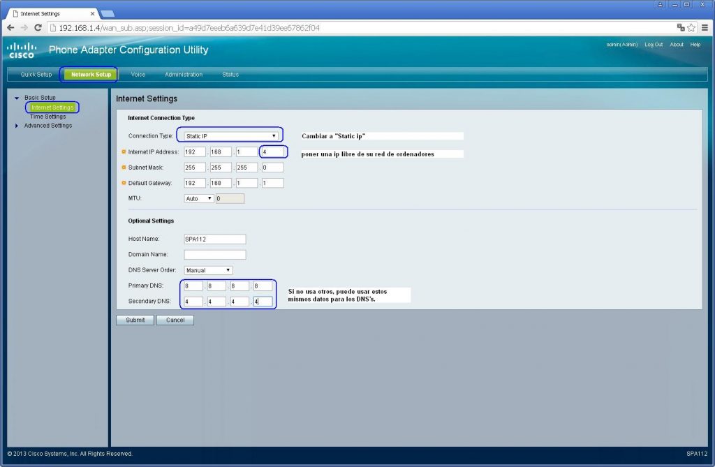 Cisco SPA112 VoIP Phone Setup | Adiptel Network Guide