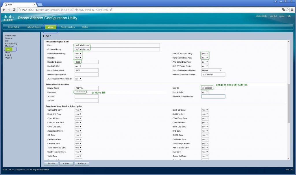 Cisco SPA112 VoIP Phone Setup | Adiptel Network Guide